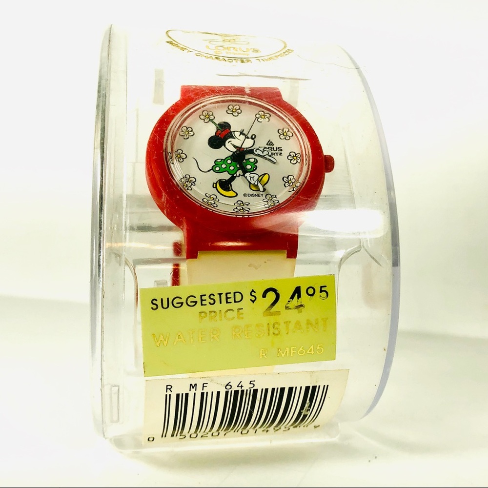 Vintage Lorus Disney Minnie Mouse Wrist Watch - Gem